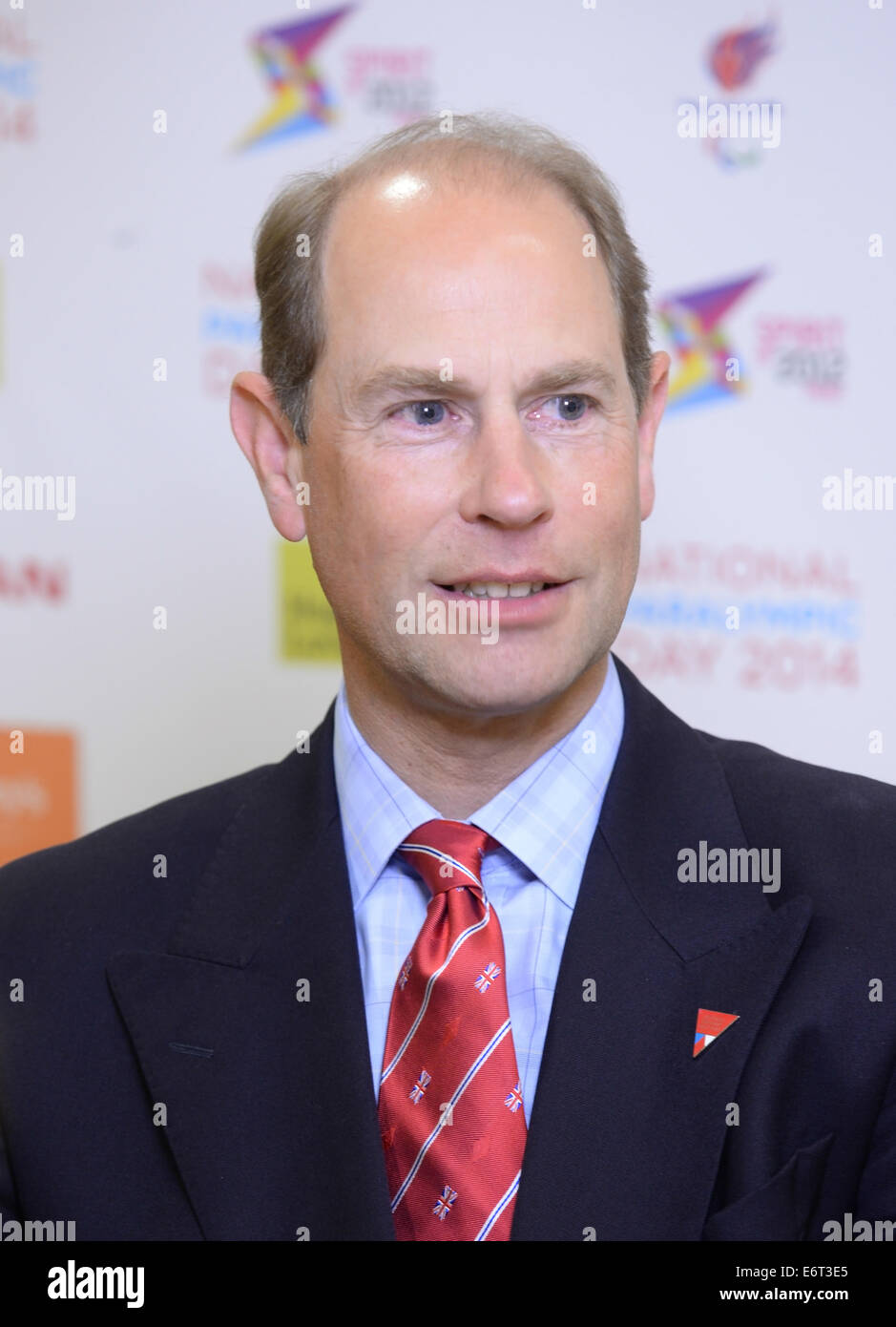 London, England, 30th August 2014 : HRH Prince Edward interview at the ...