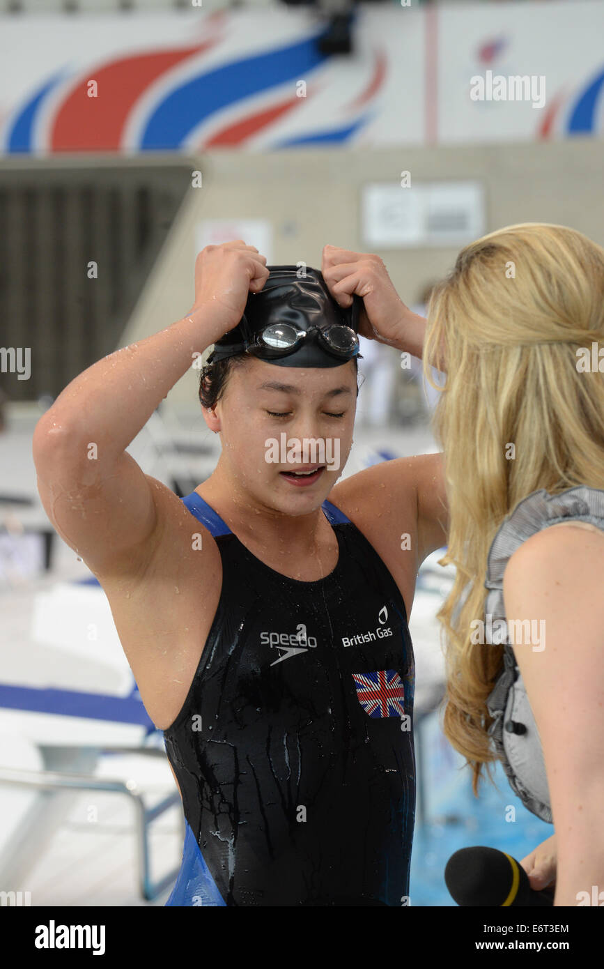 London, England, 30th August 2014 : Alice Rose Tai wins the Women's MC ...