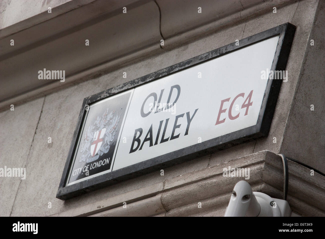 Old Bailey Sign London Uk England High Resolution Stock Photography and ...