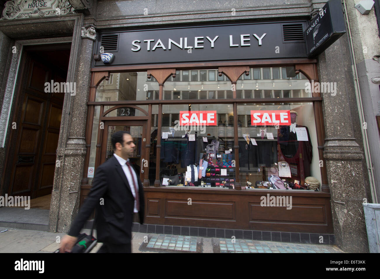Stanley Ley Legal outfitters Stock Photo - Alamy