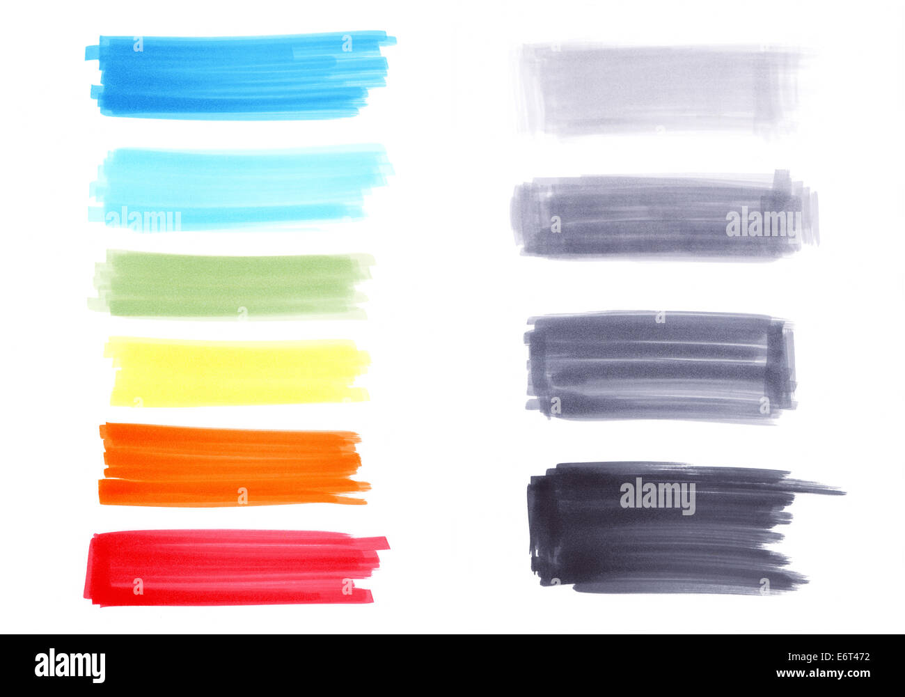 Marker sketch on white paper Stock Photo - Alamy