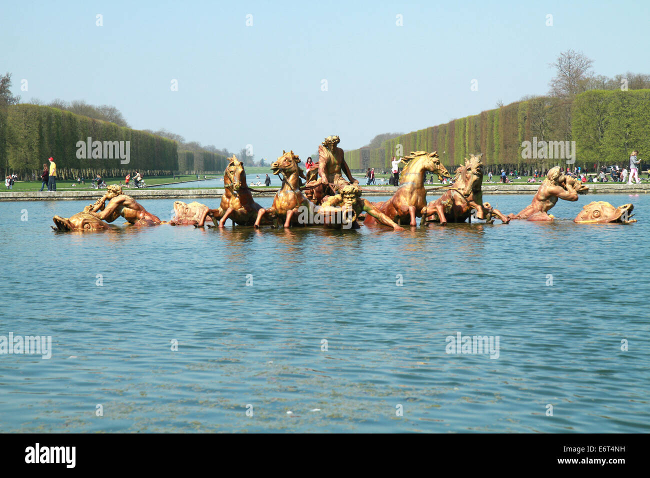 Neptune Rising at Versailles Palace Stock Photo - Alamy