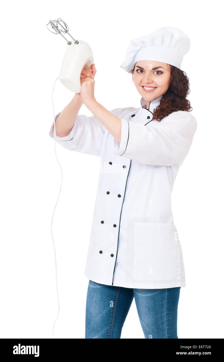 Woman chef hat equipment hi-res stock photography and images - Alamy