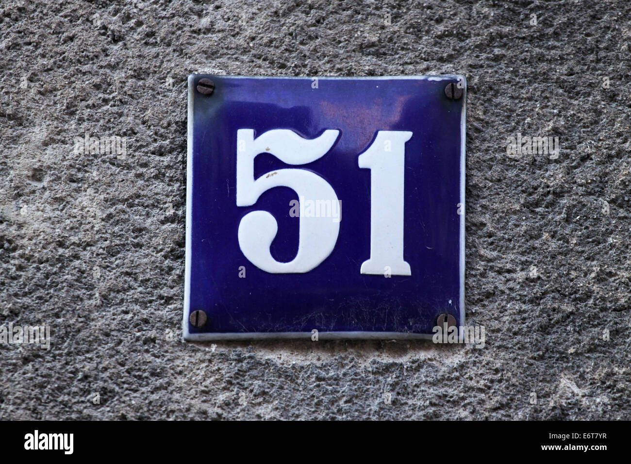 House numbers in different styles and colors (concept for real estate ...