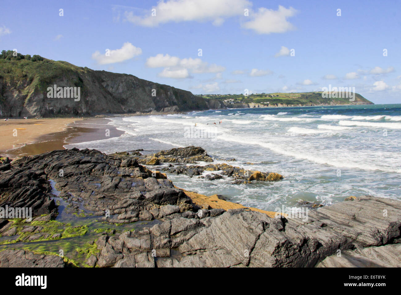 Tresaith beach Cardigan Bay Wales Stock Photo - Alamy