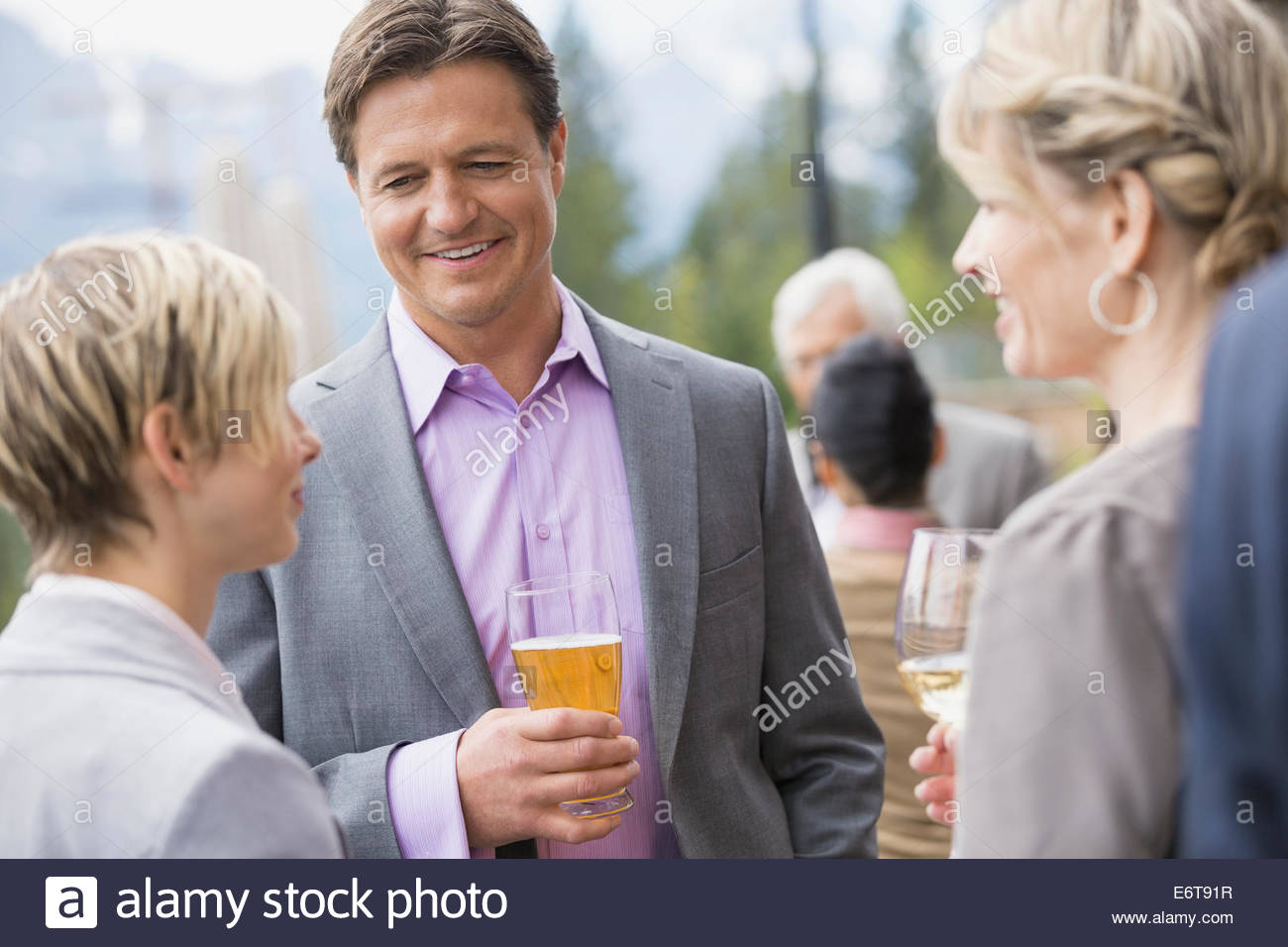 Business networking party hi-res stock photography and images - Alamy