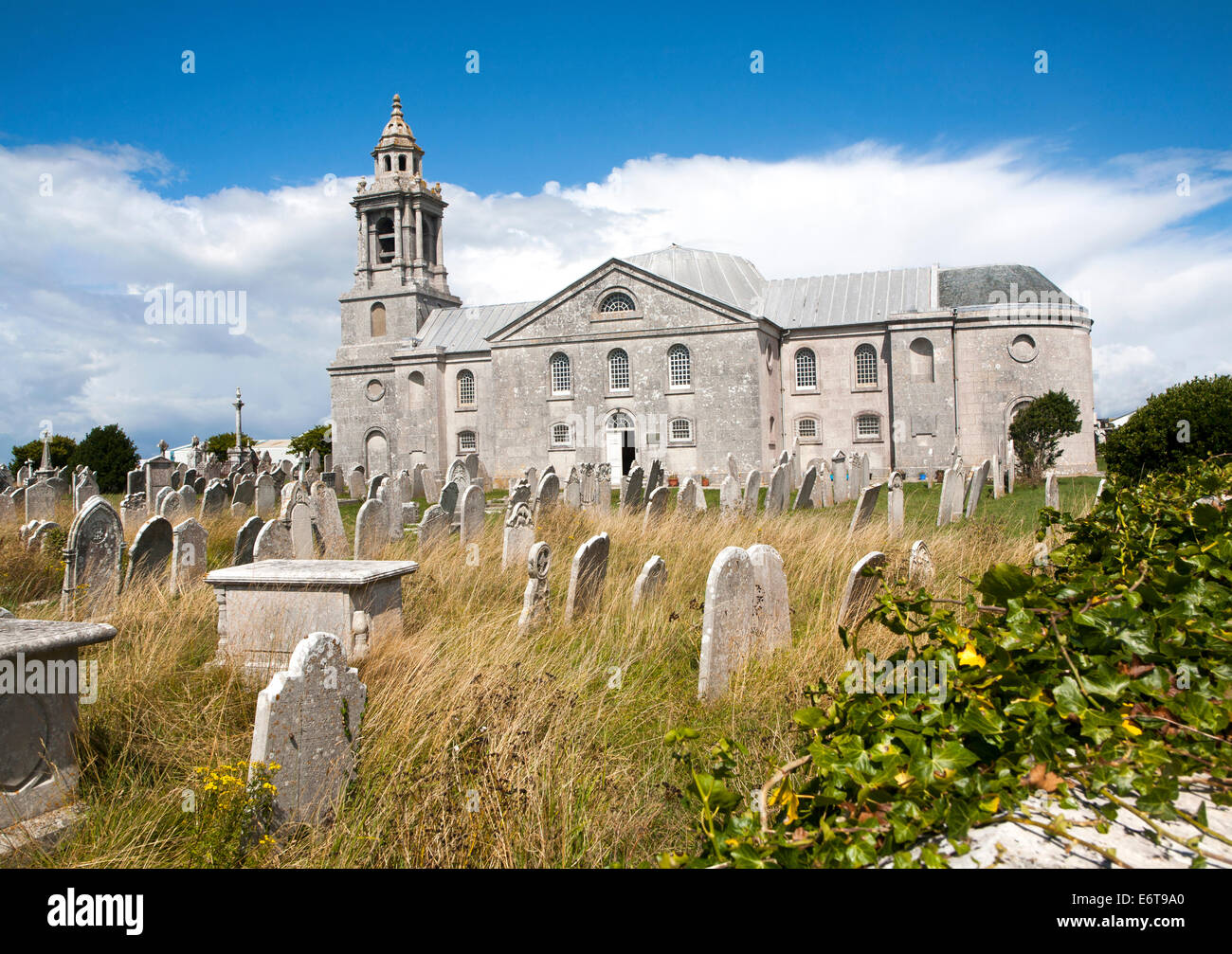 Georgian architecture of Saint George church, Isle of Portland, Dorset ...