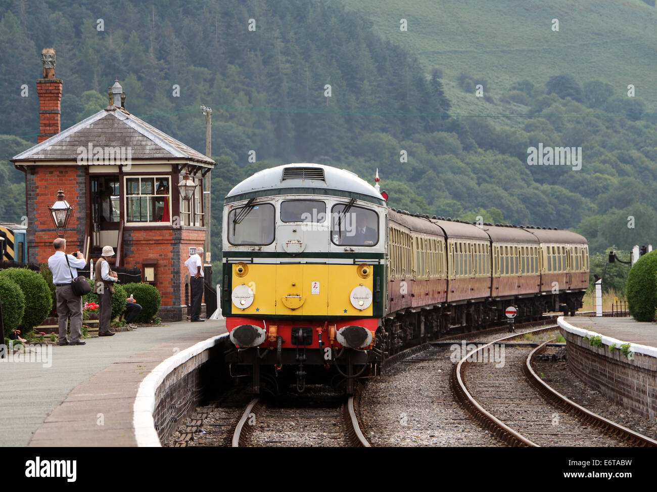 Class 26 Diesel and train Stock Photo - Alamy