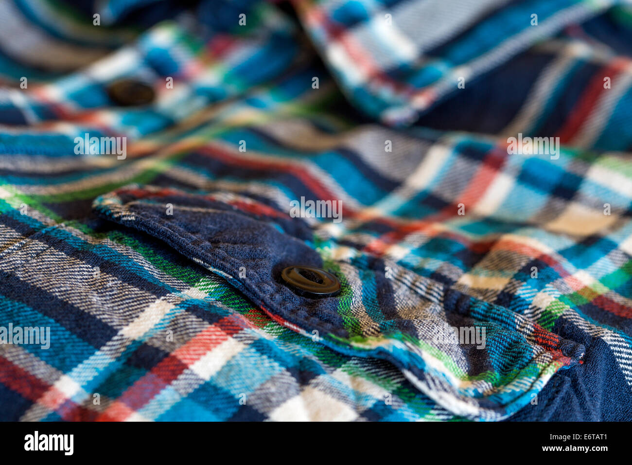 Checkered shirt textured hi-res stock photography and images - Alamy