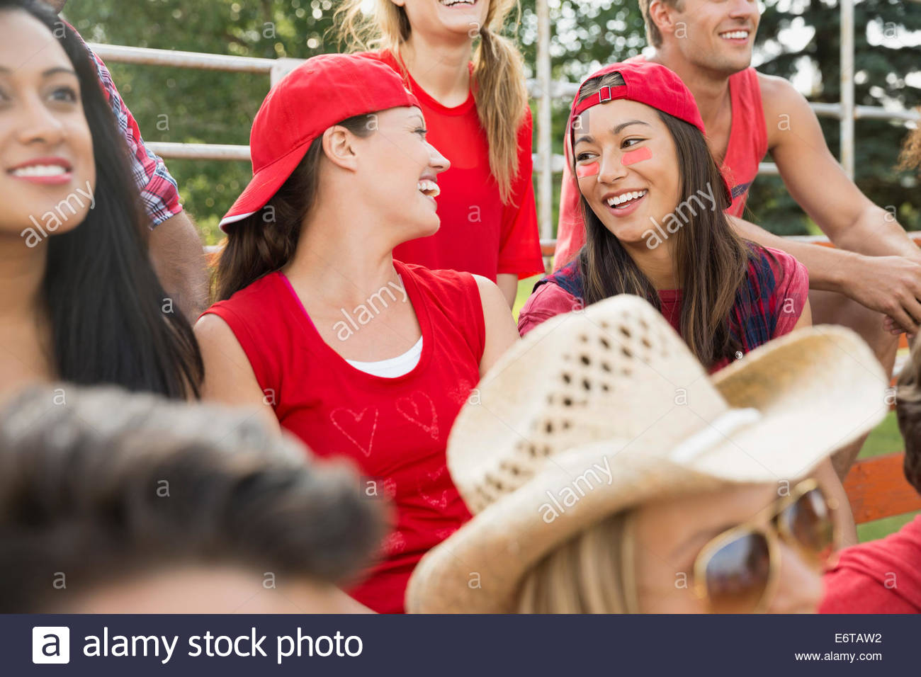 Talking with fan hi-res stock photography and images - Alamy