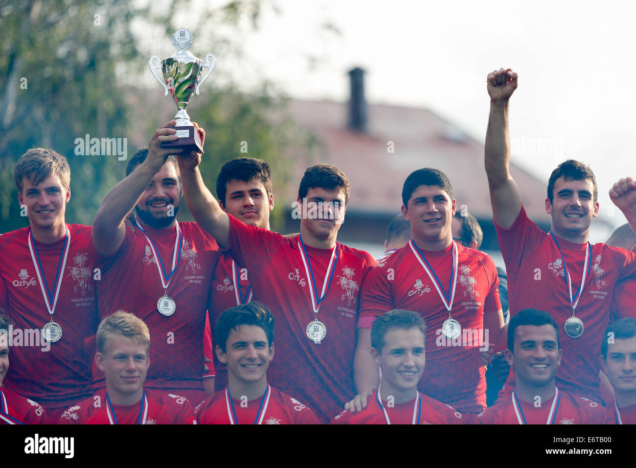 Vyškov, Czech Republic. 30th Aug, 2014. Medal ceremony in European ...