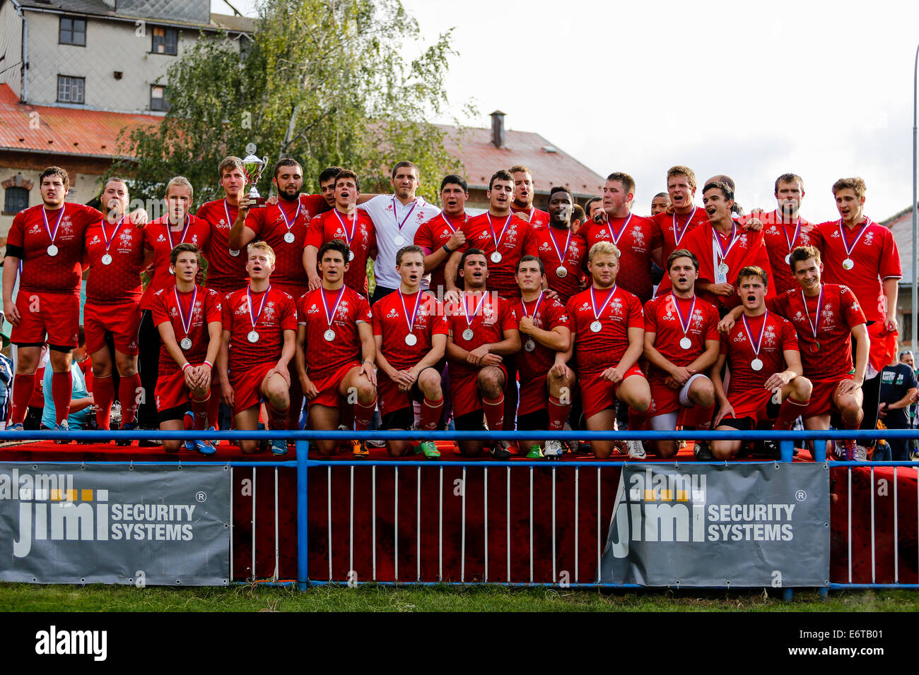 Vyškov, Czech Republic. 30th Aug, 2014. Medal ceremony in European ...