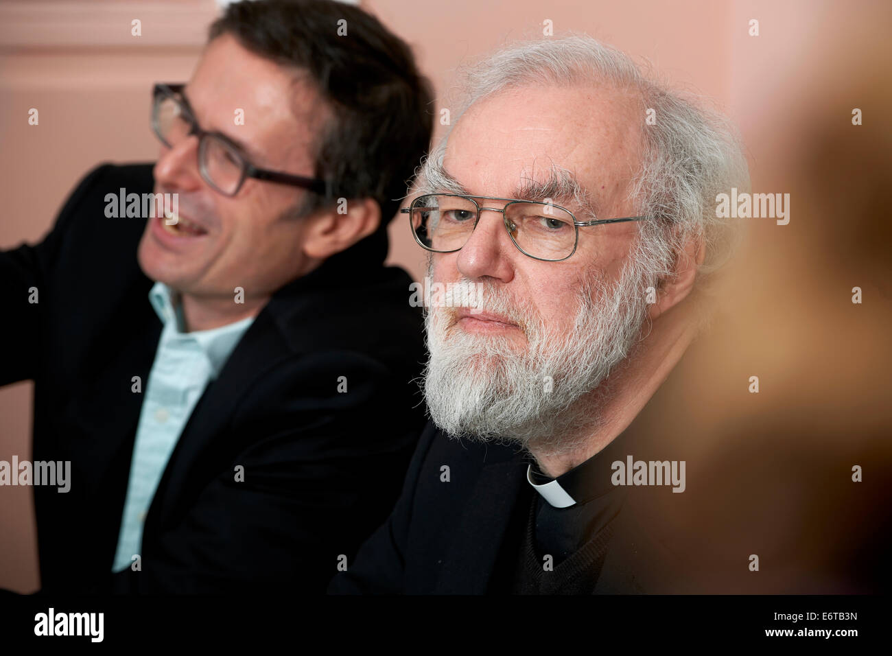 The Right Reverend Rowan Douglas Williams & Robert Peston at the Oldie ...