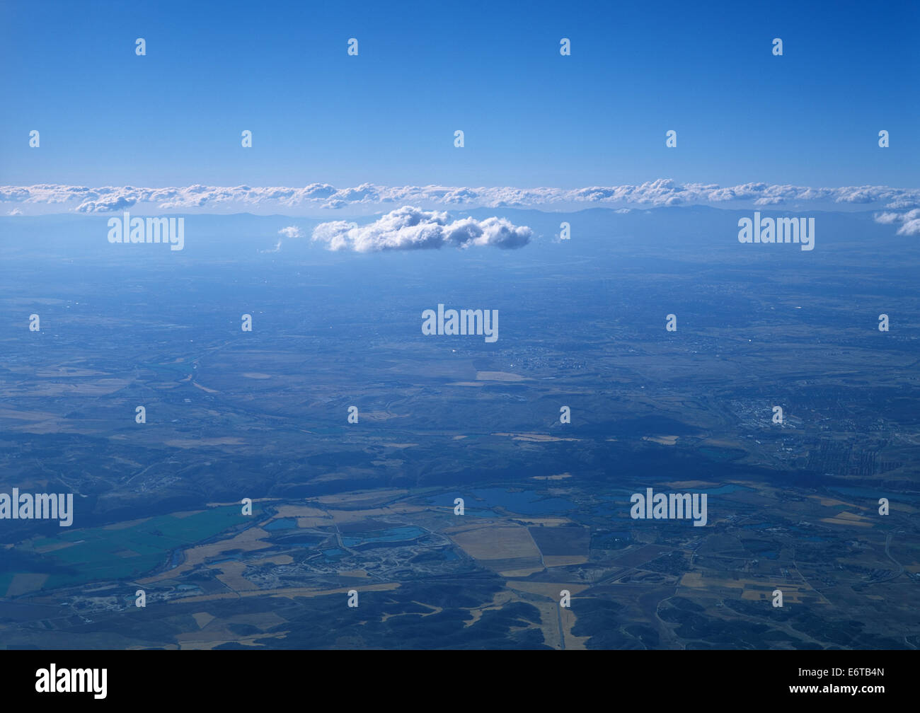 Land from above Stock Photo - Alamy