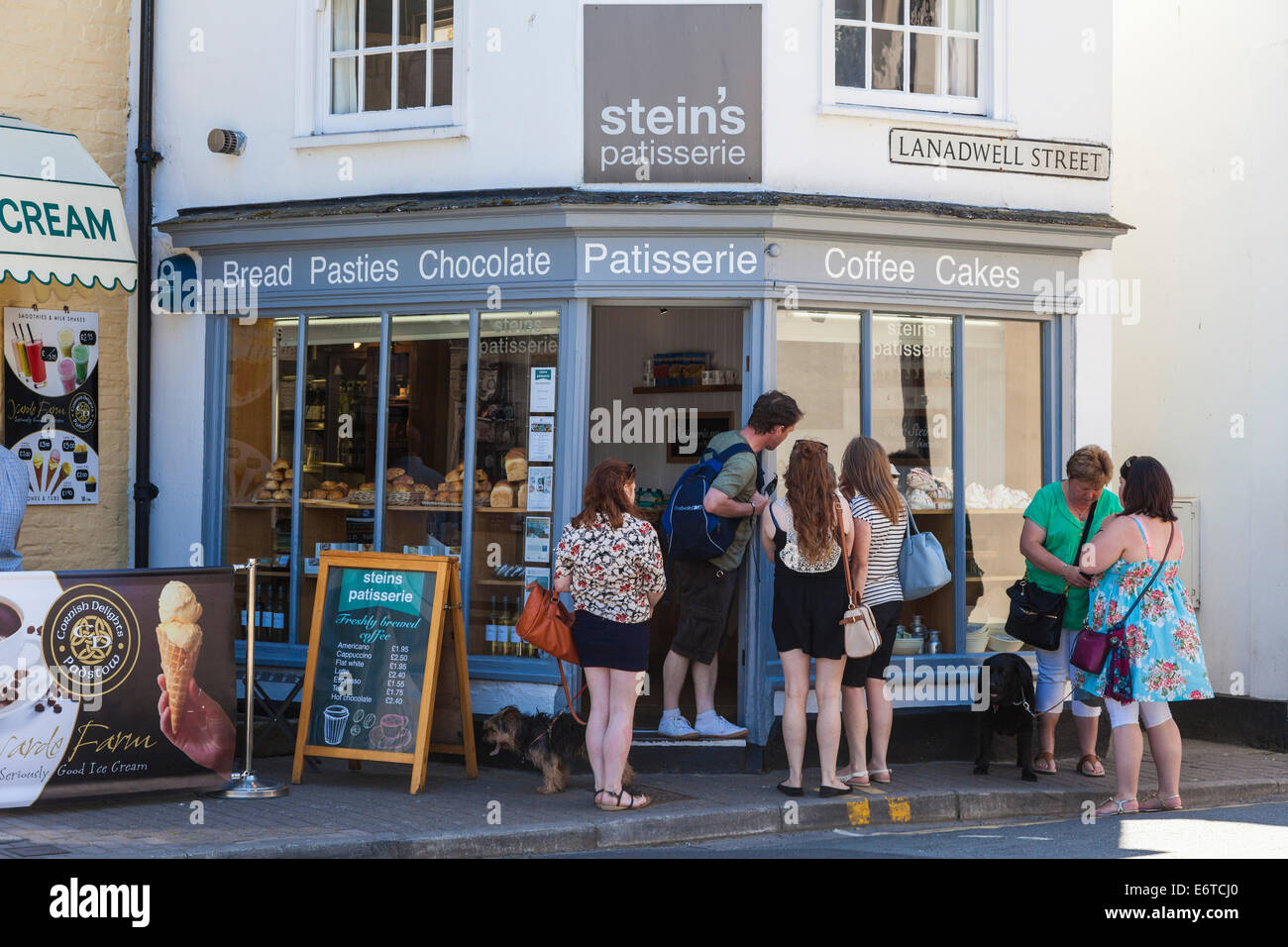 Rick Stein's Padstow bakery patisserie in Padstow, Cornwall, England ...
