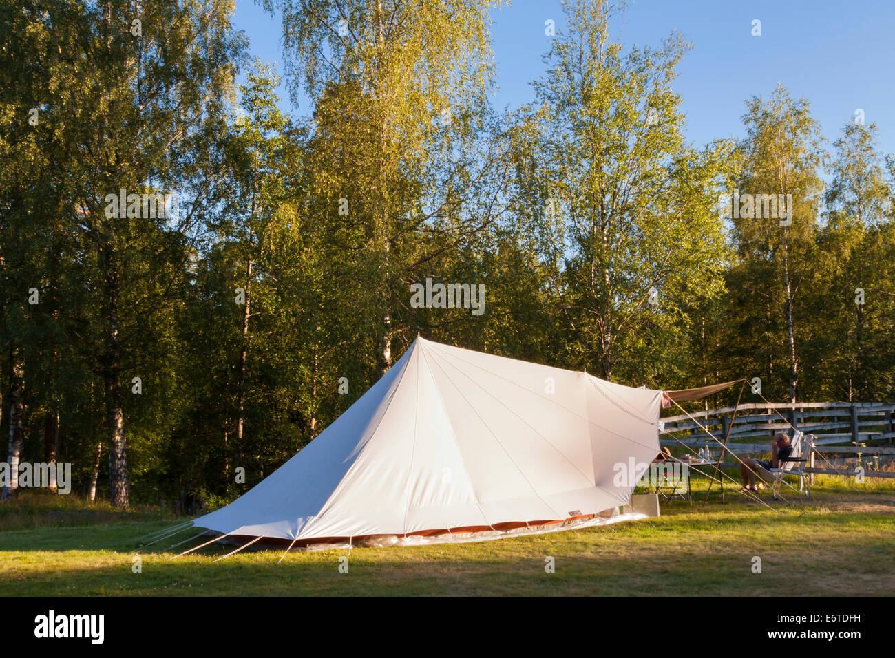 Camping in Gla Forest Nature Reserve, Glaskogen, Lenungshammar, Western ...
