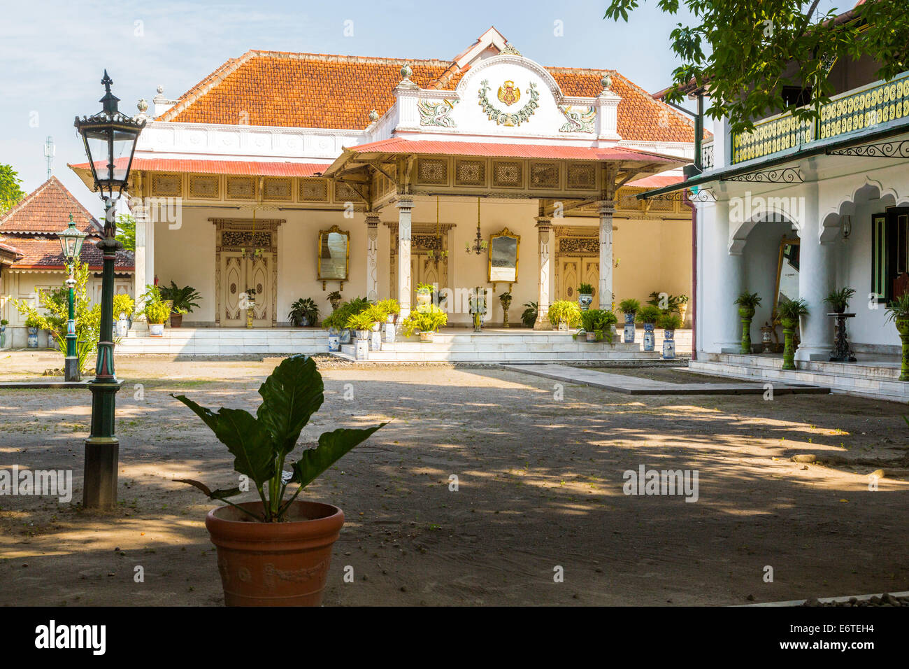 Yogyakarta, Java, Indonesia. Sultan's Living Quarters, "the Yellow ...