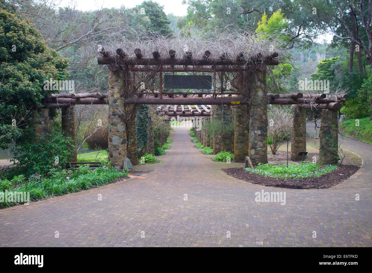 Araluen Botanical Park Stock Photo - Alamy