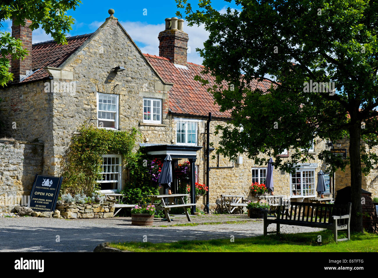 The Fauconberg Arms, in the village of Coxwold, North Yorkshire ...