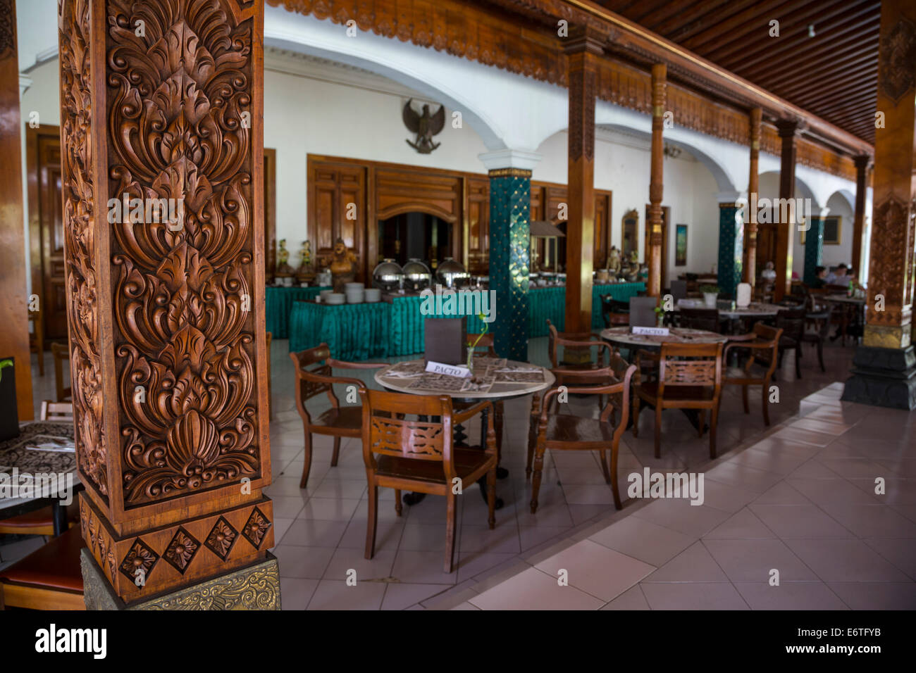Yogyakarta, Java, Indonesia. Ndalem Ngabean Restaurant Offering a ...