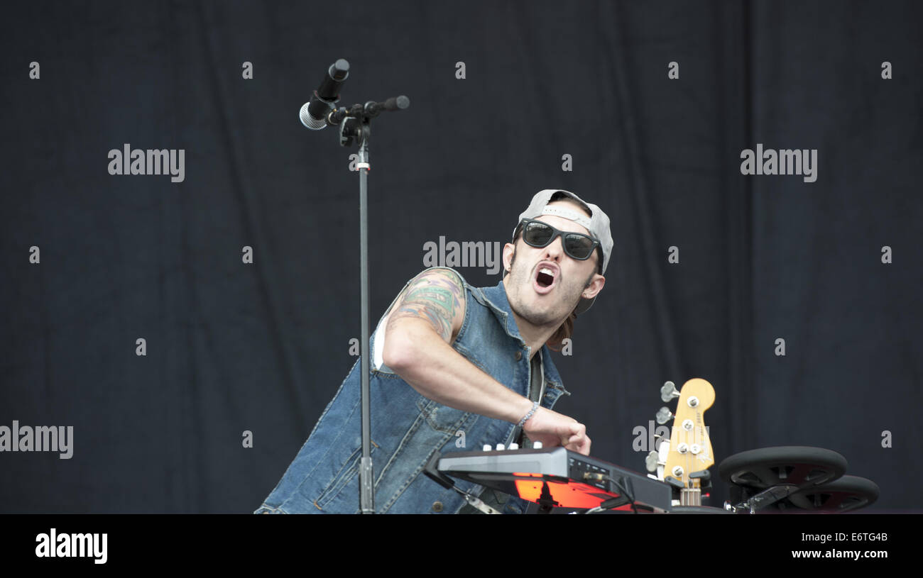 Philadelphia, Pennsylvania, USA. 30th Aug, 2014. JASON HUBER of the ...