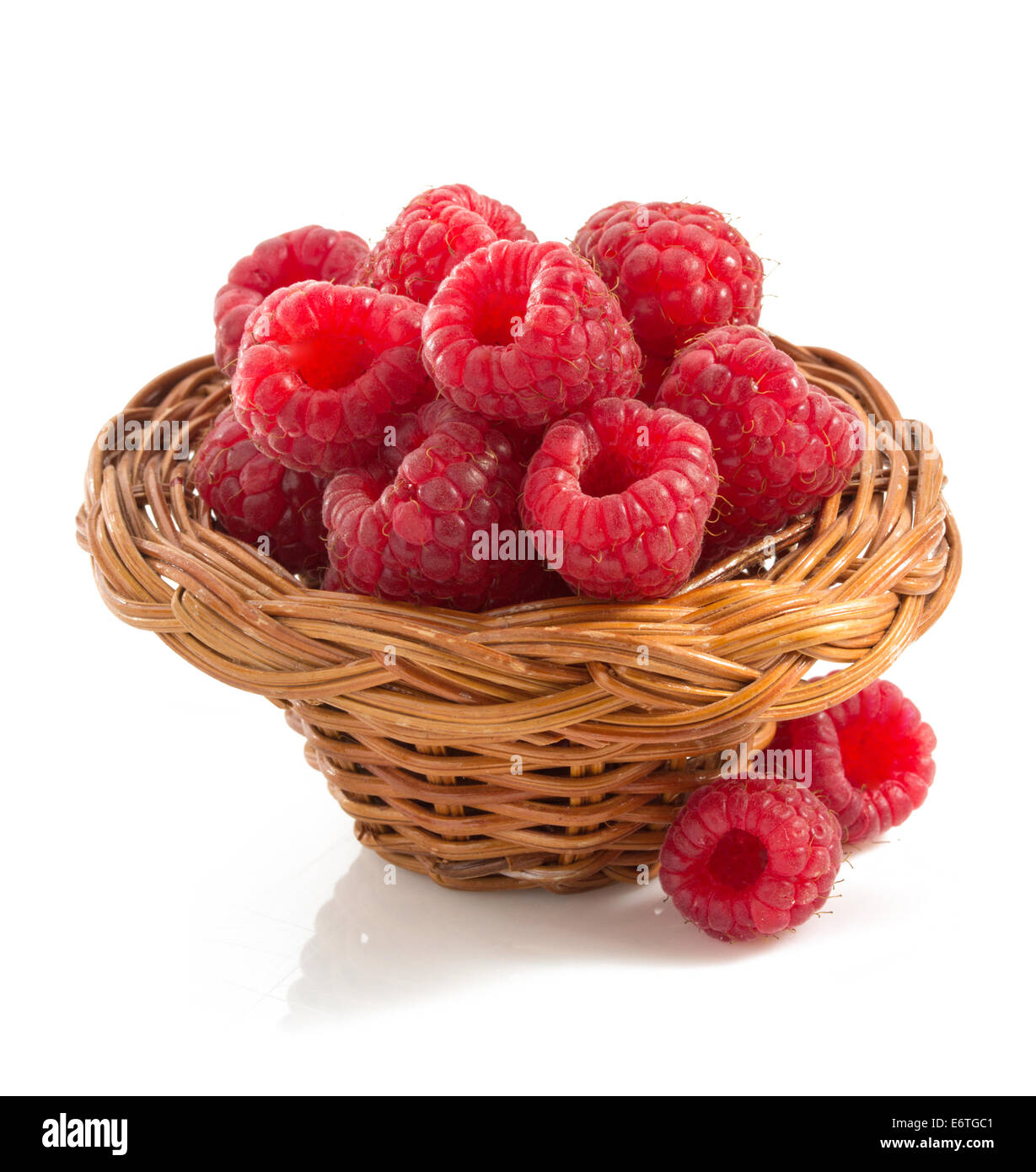 Raspberry in bowl isolated hi-res stock photography and images - Alamy