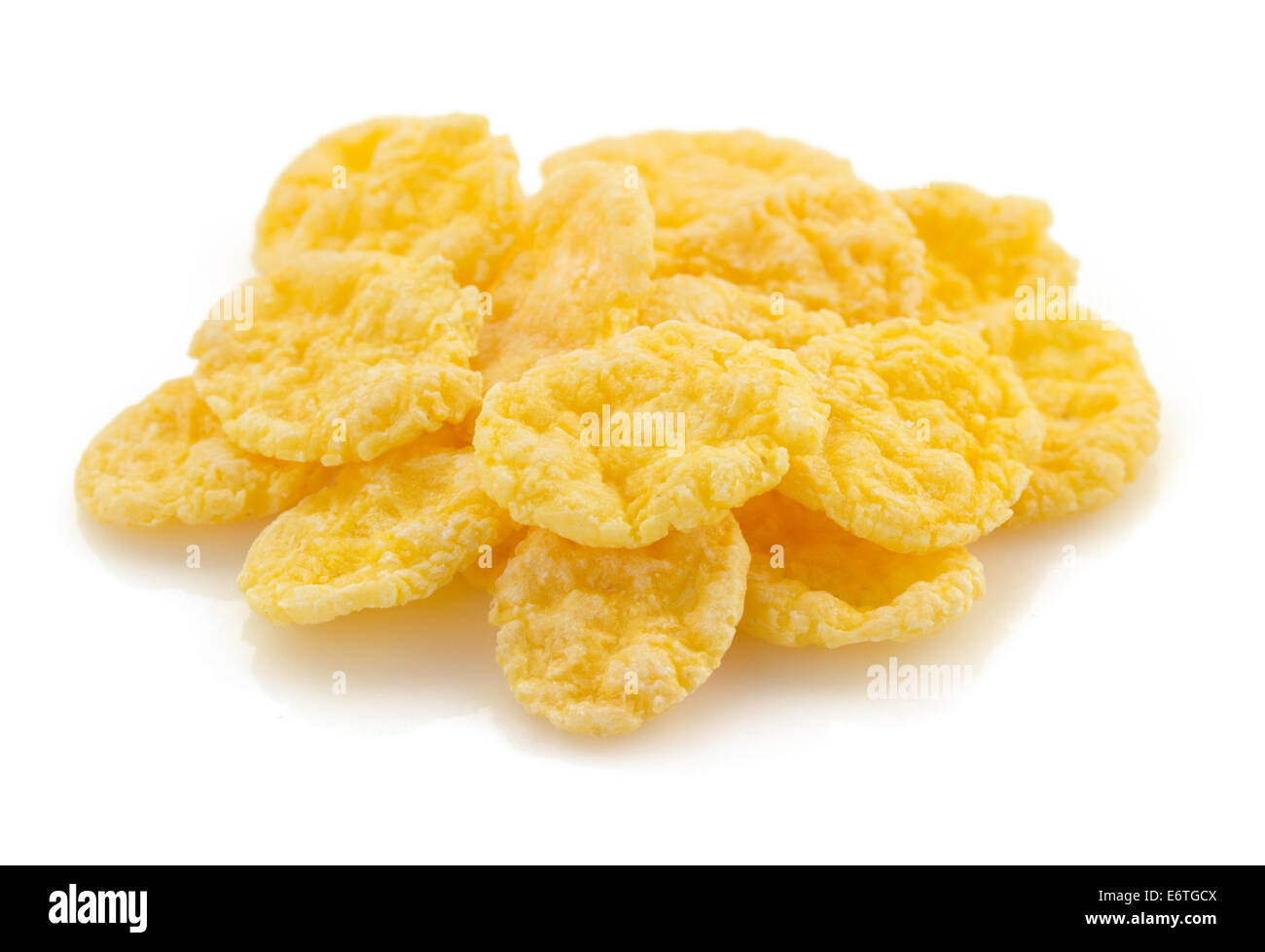 corn flakes isolated on white background Stock Photo - Alamy