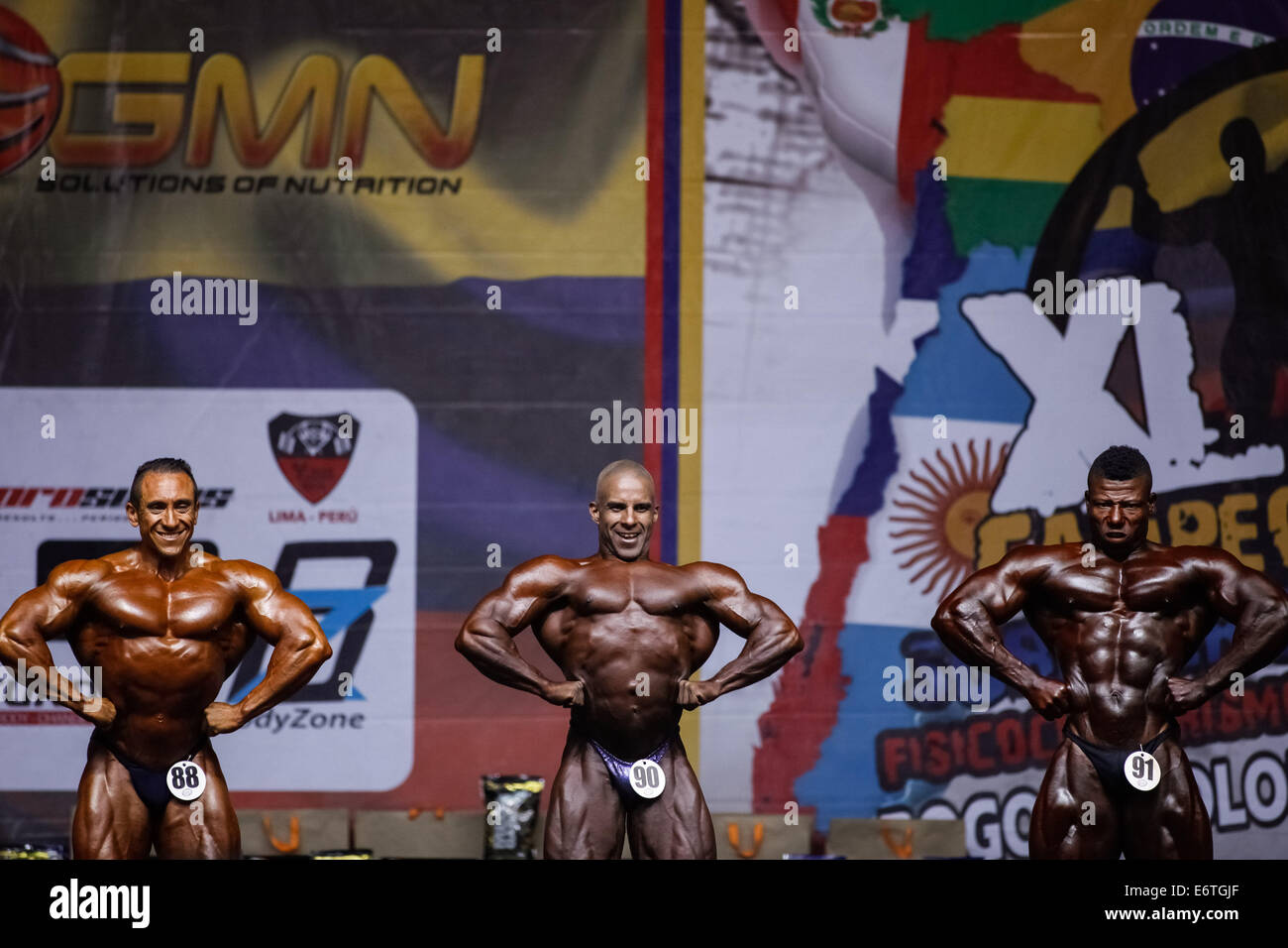 Bogota, Colombia. 30th Aug, 2014. Athletes perform during the 40th ...