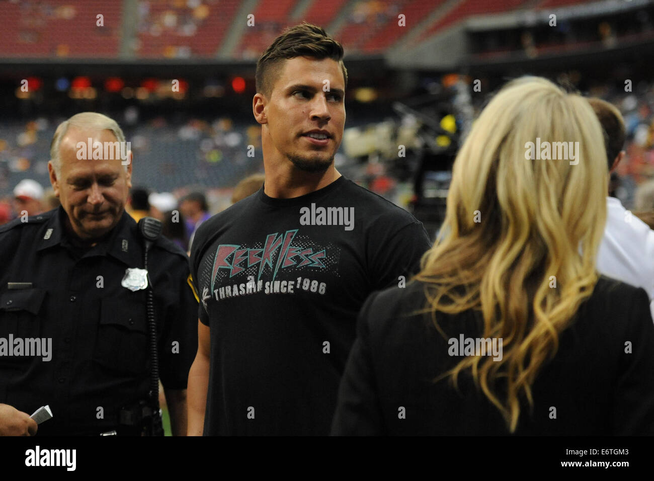 Houston, Texas, USA. 30th Aug, 2014. Houston Texans linebacker Brian ...