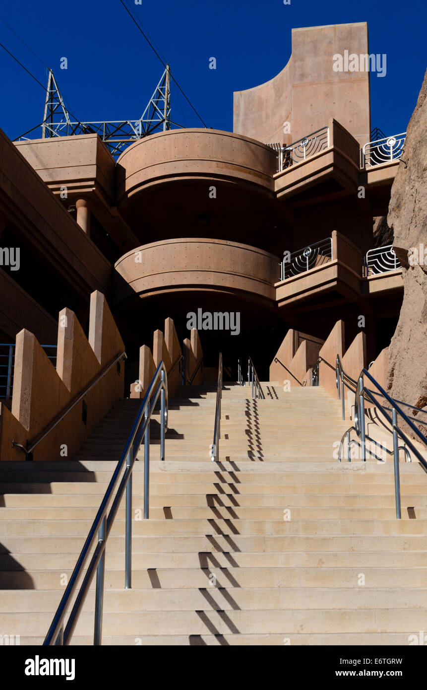 Hoover Dam Nevada /Arizona Border in the Black Canyon of the Colorado ...