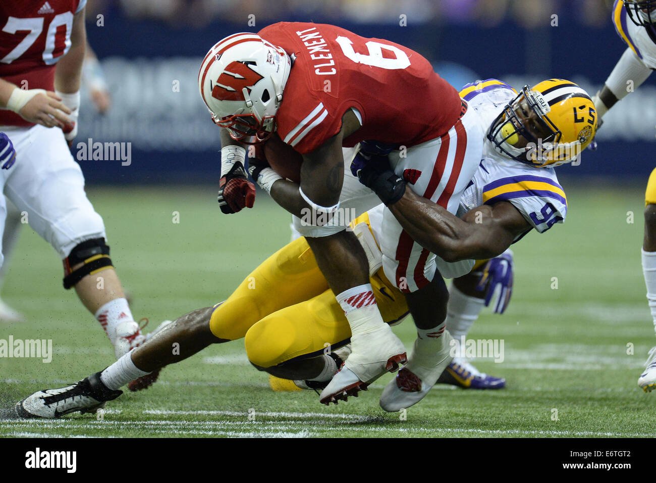 Houston, Texas, USA. 30th Aug, 2014. Wisconsin Badgers running back ...