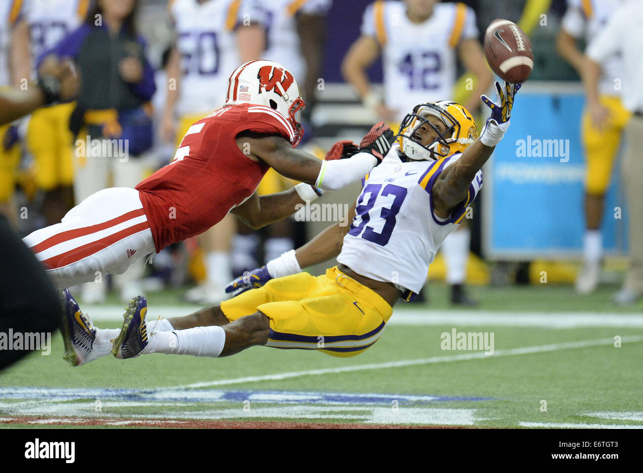 Houston, Texas, USA. 30th Aug, 2014. LSU Tigers wide receiver TRAVIN ...