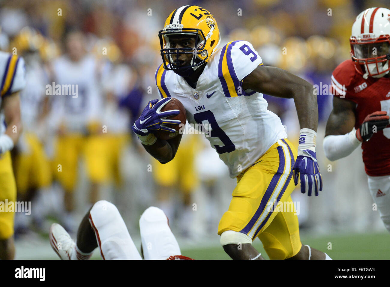 Houston, Texas, USA. 30th Aug, 2014. LSU Tigers wide receiver John ...