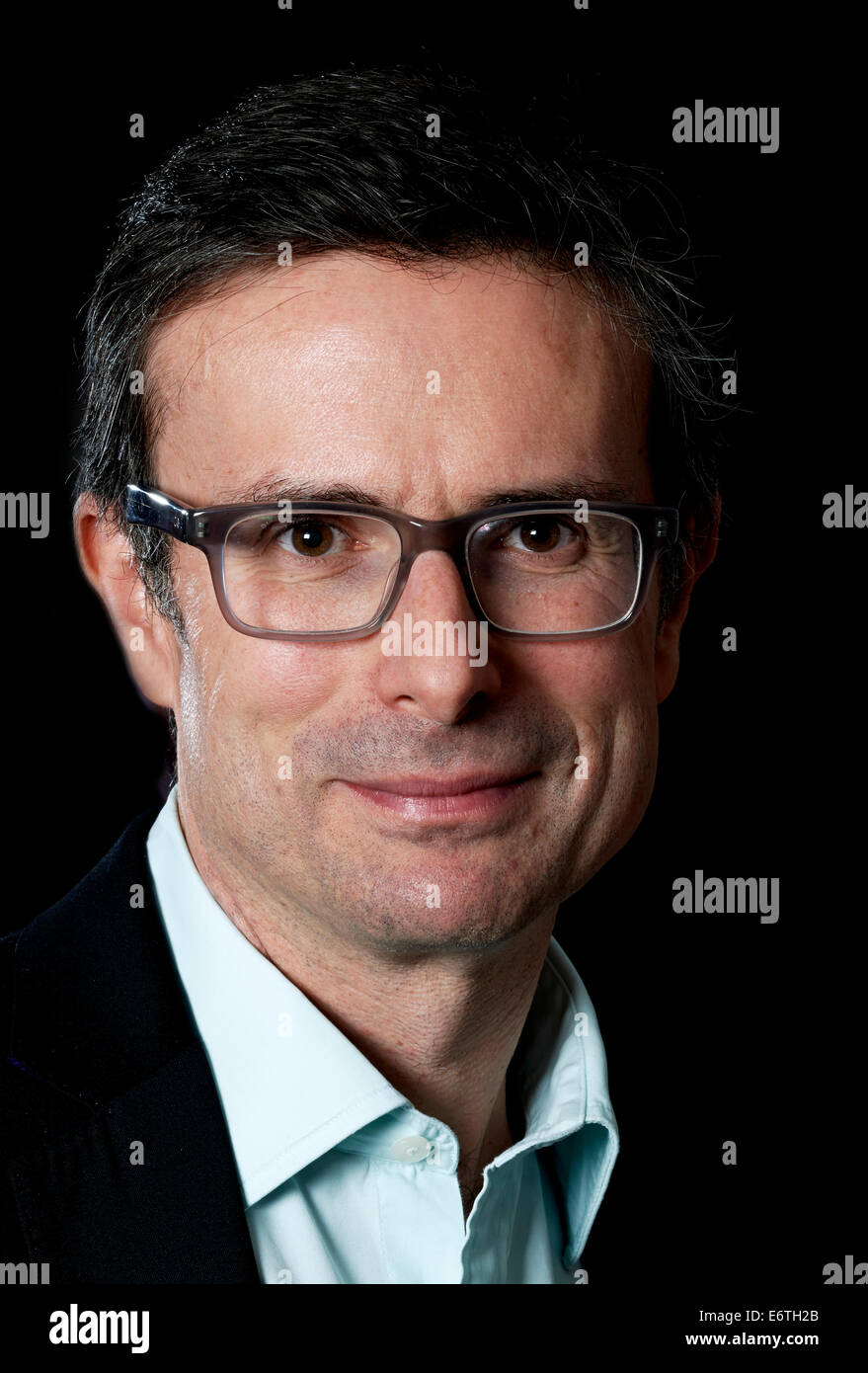 Robert Peston at the Oldie Literary Lunch 03/12/13 Stock Photo - Alamy