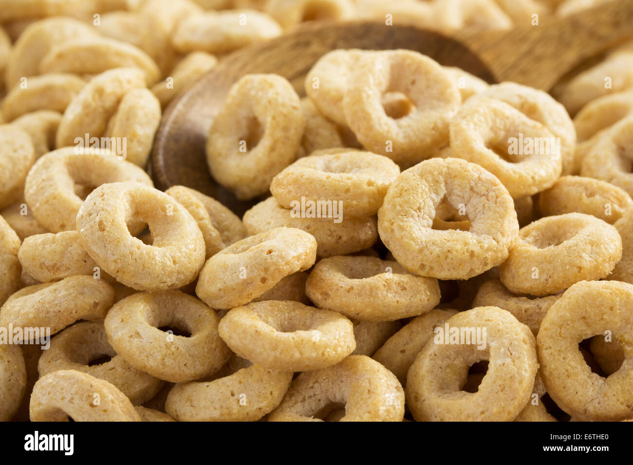 corn flakes rings as background texture Stock Photo - Alamy