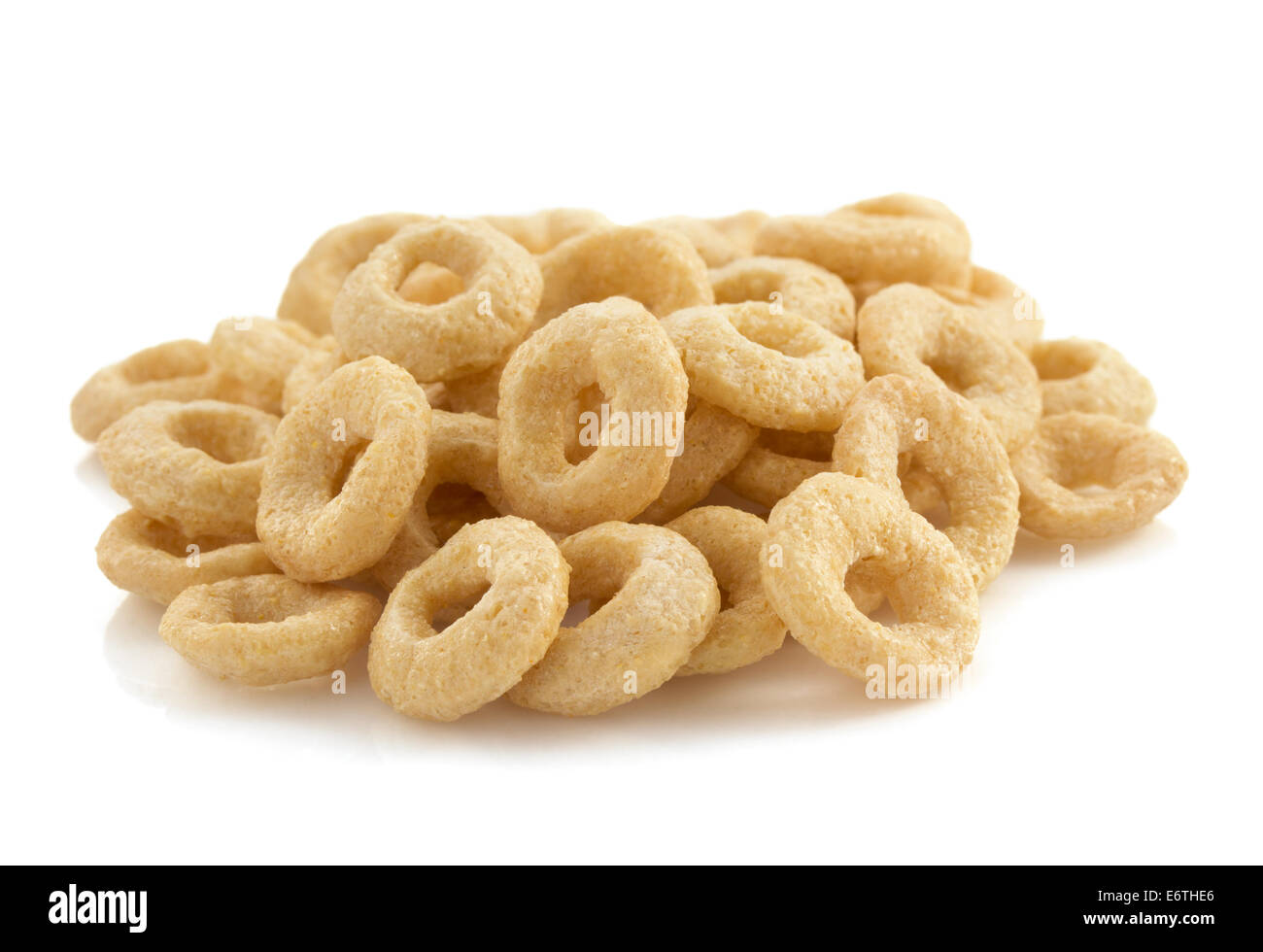 cereal rings solated on white background Stock Photo - Alamy