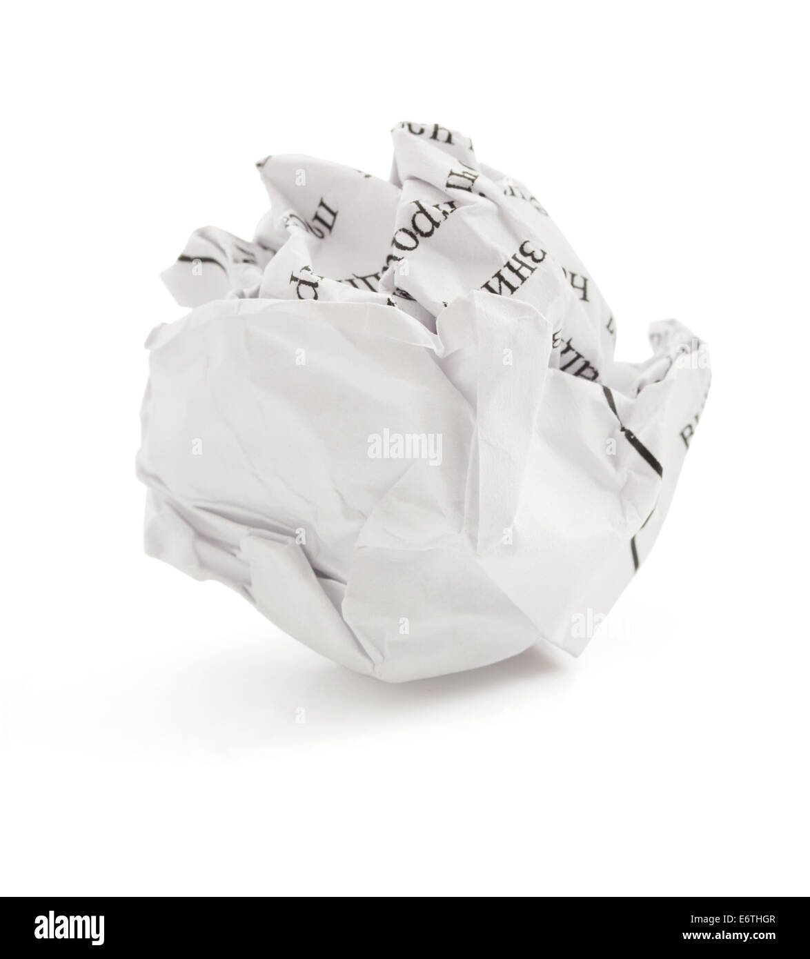 Crumpled paper ball hi-res stock photography and images - Alamy