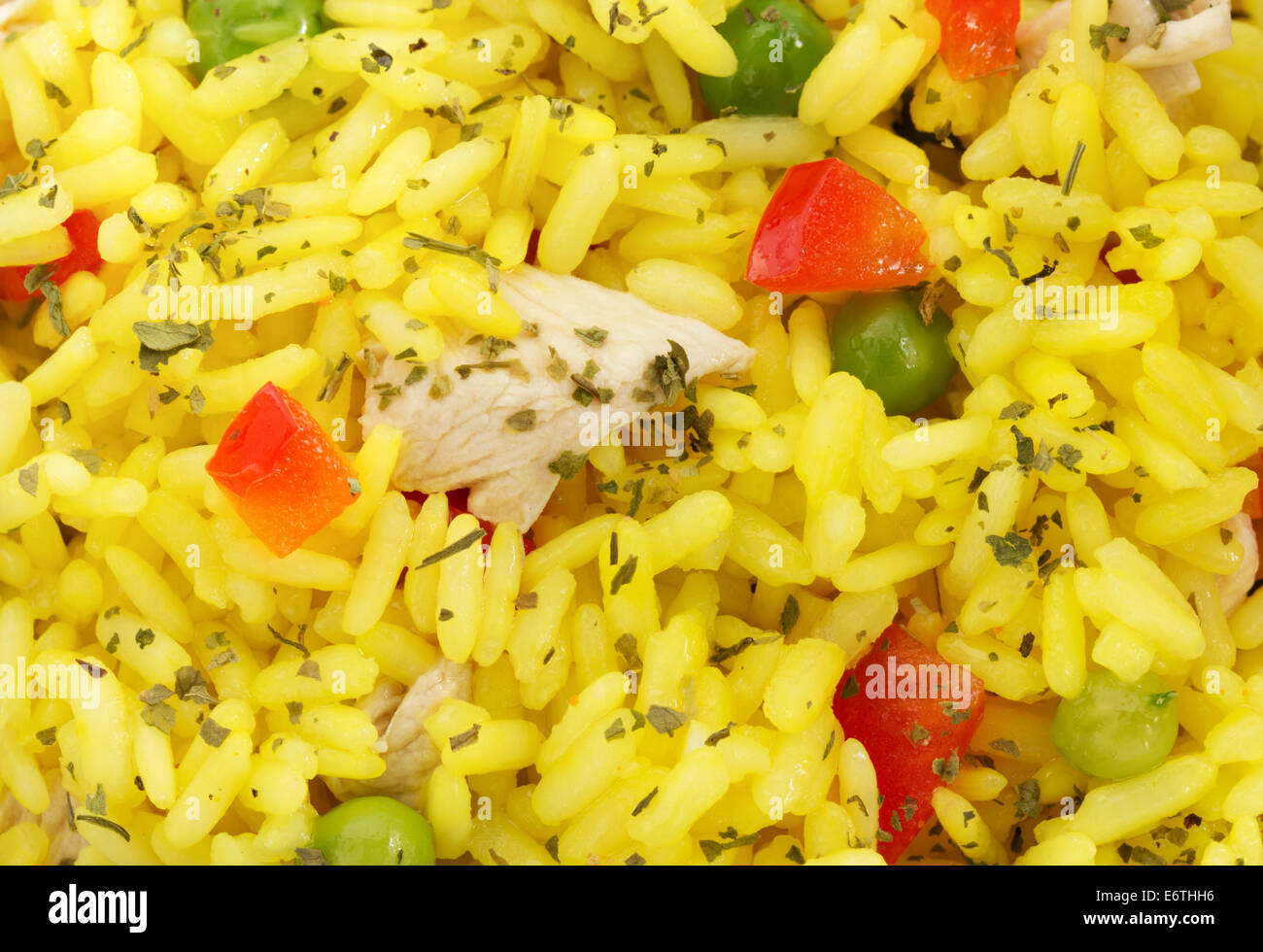 cooked rice as background texture Stock Photo - Alamy