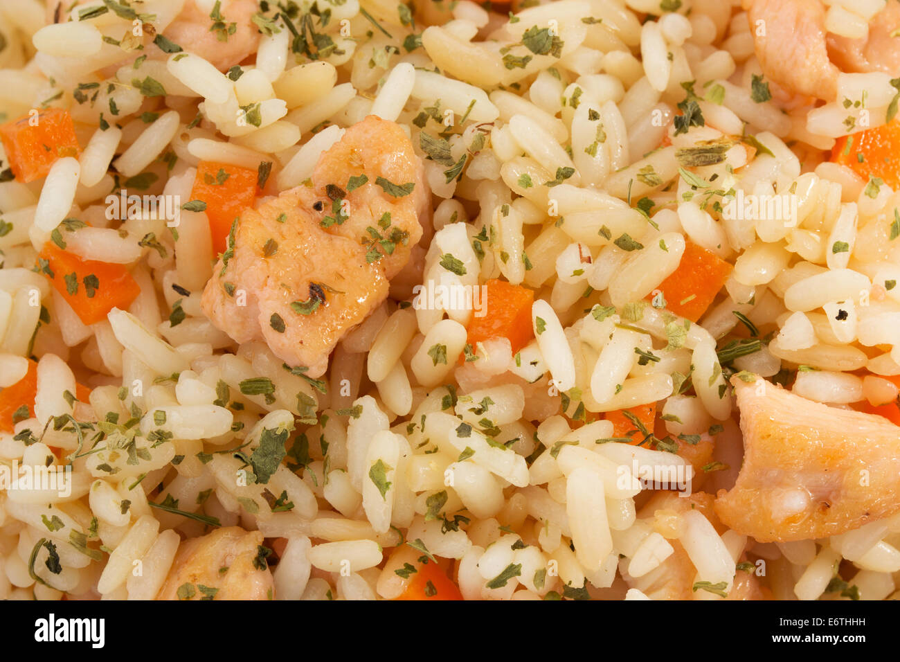 cooked rice as background texture Stock Photo - Alamy
