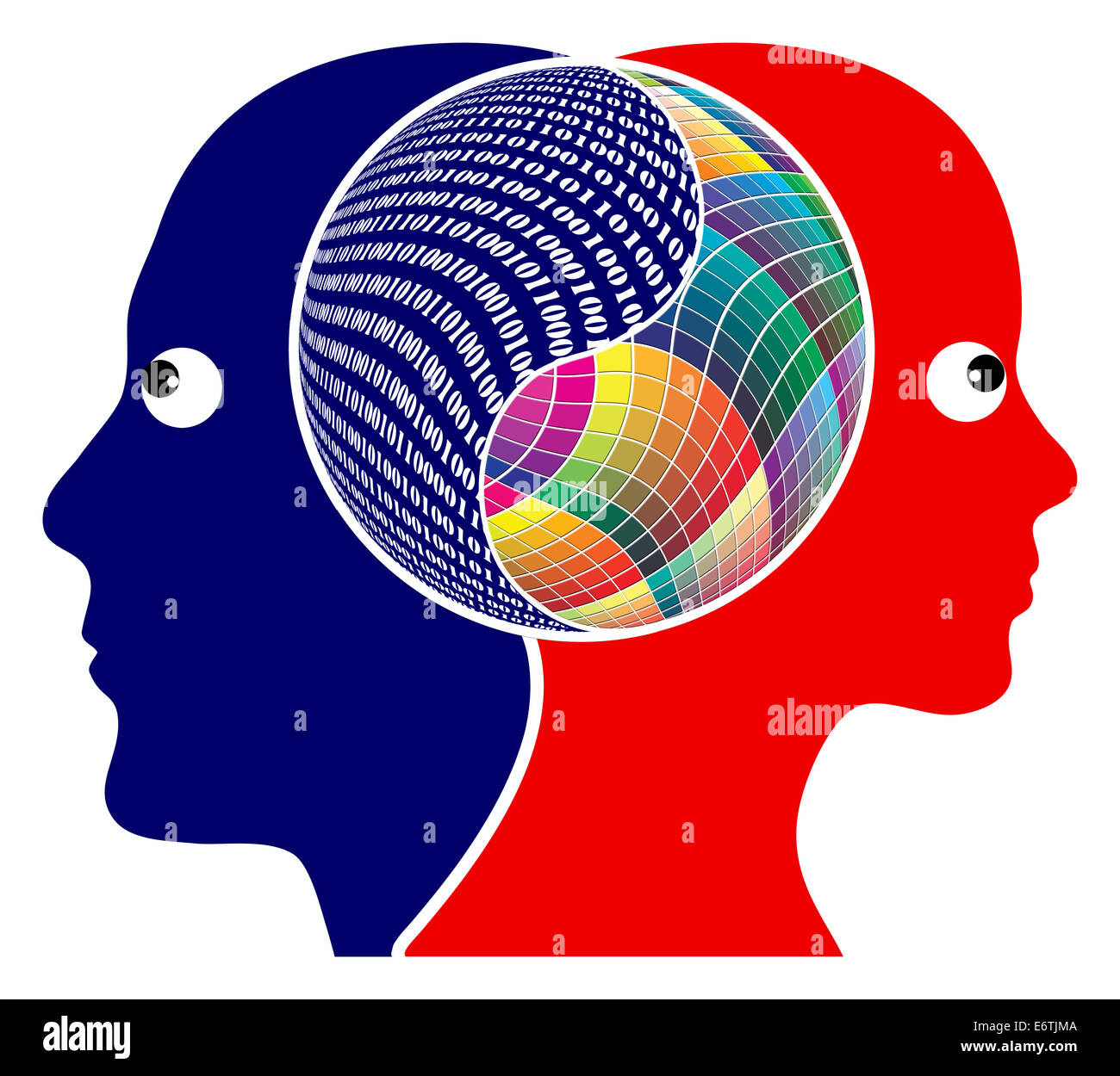 Creativity and Rationality Stock Photo - Alamy