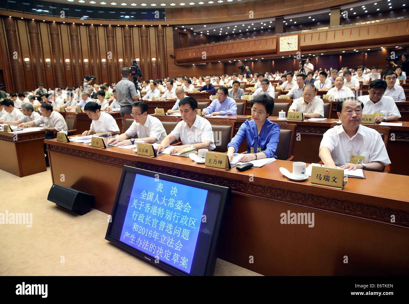 Members vote hi-res stock photography and images - Alamy