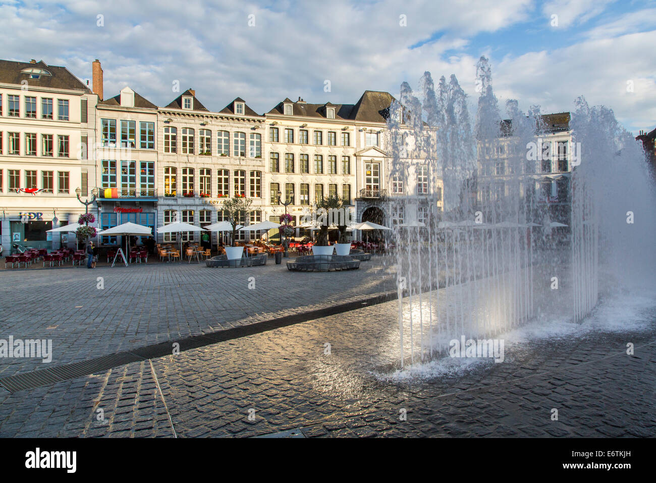Grand Place, the central square in the city center, historic old town ...