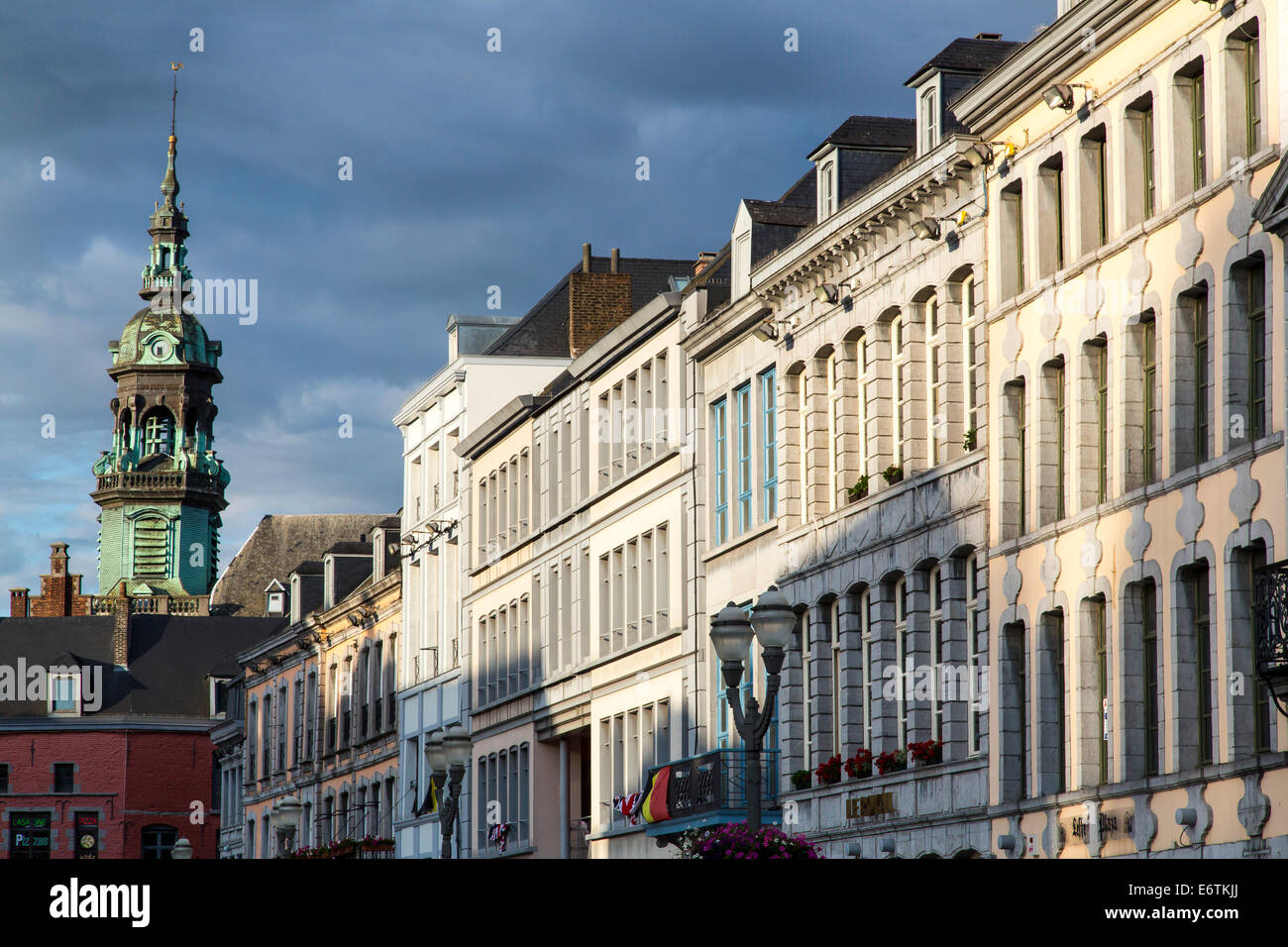 Grand Place, the central square in the city center, historic old town ...