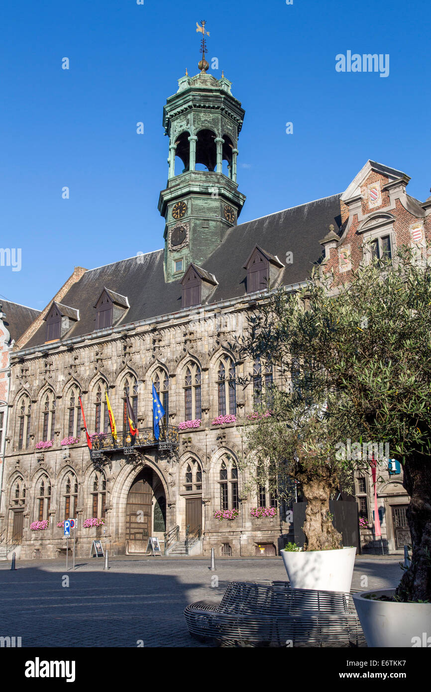 Grand Place, the central square in the city center, historic old town ...