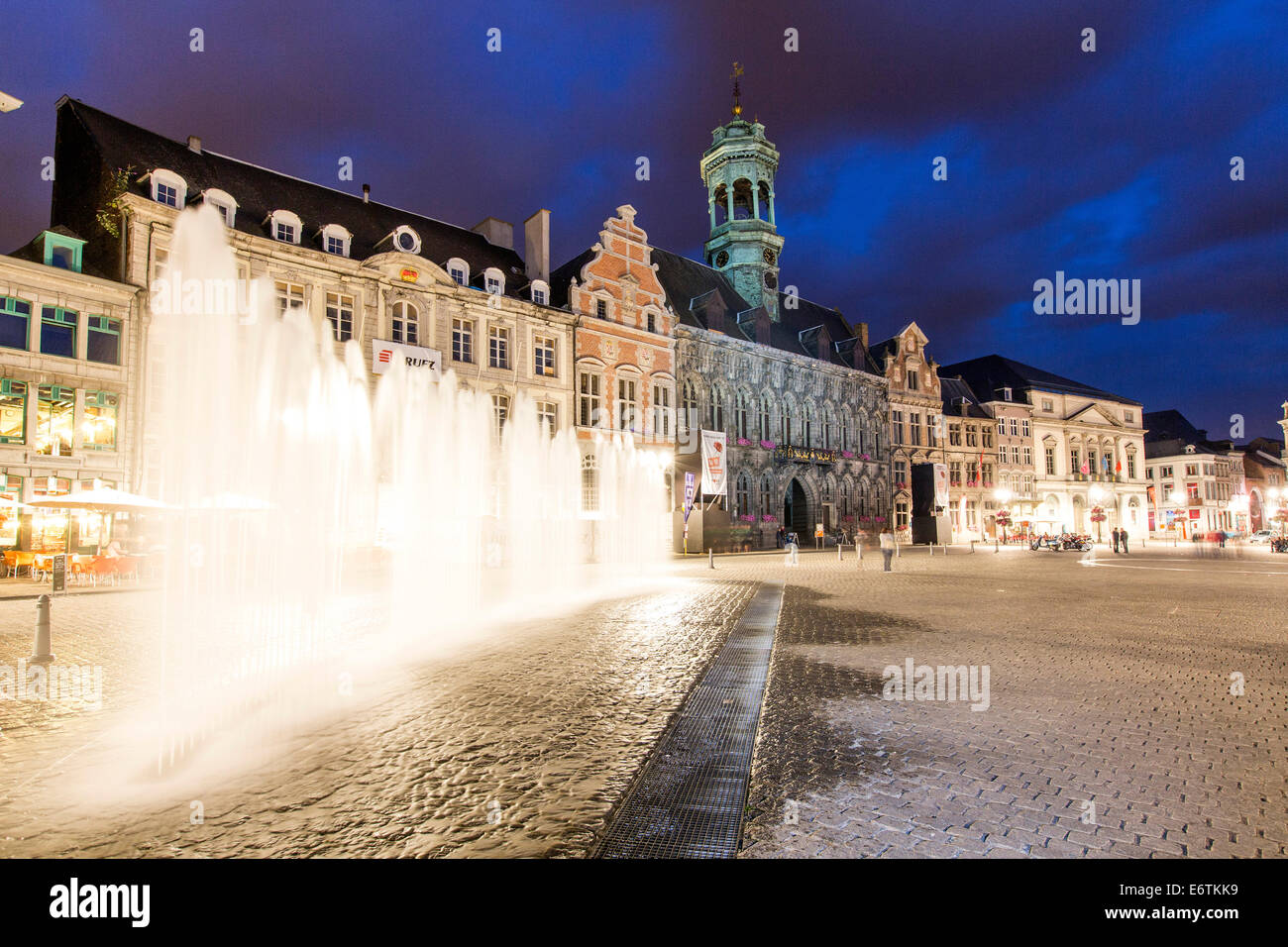 Grand Place, the central square in the city center, historic old town ...