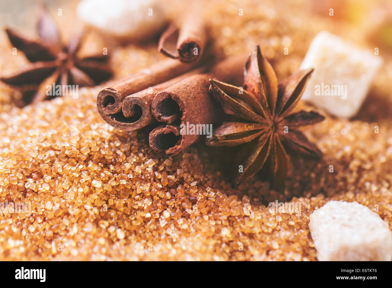 Spices and sugar Stock Photo - Alamy