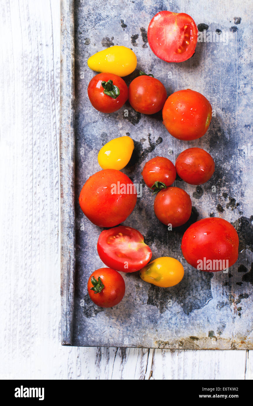 Mix of tomatoes Stock Photo - Alamy
