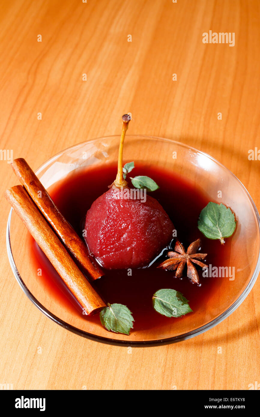 Red crimson pear hi-res stock photography and images - Alamy