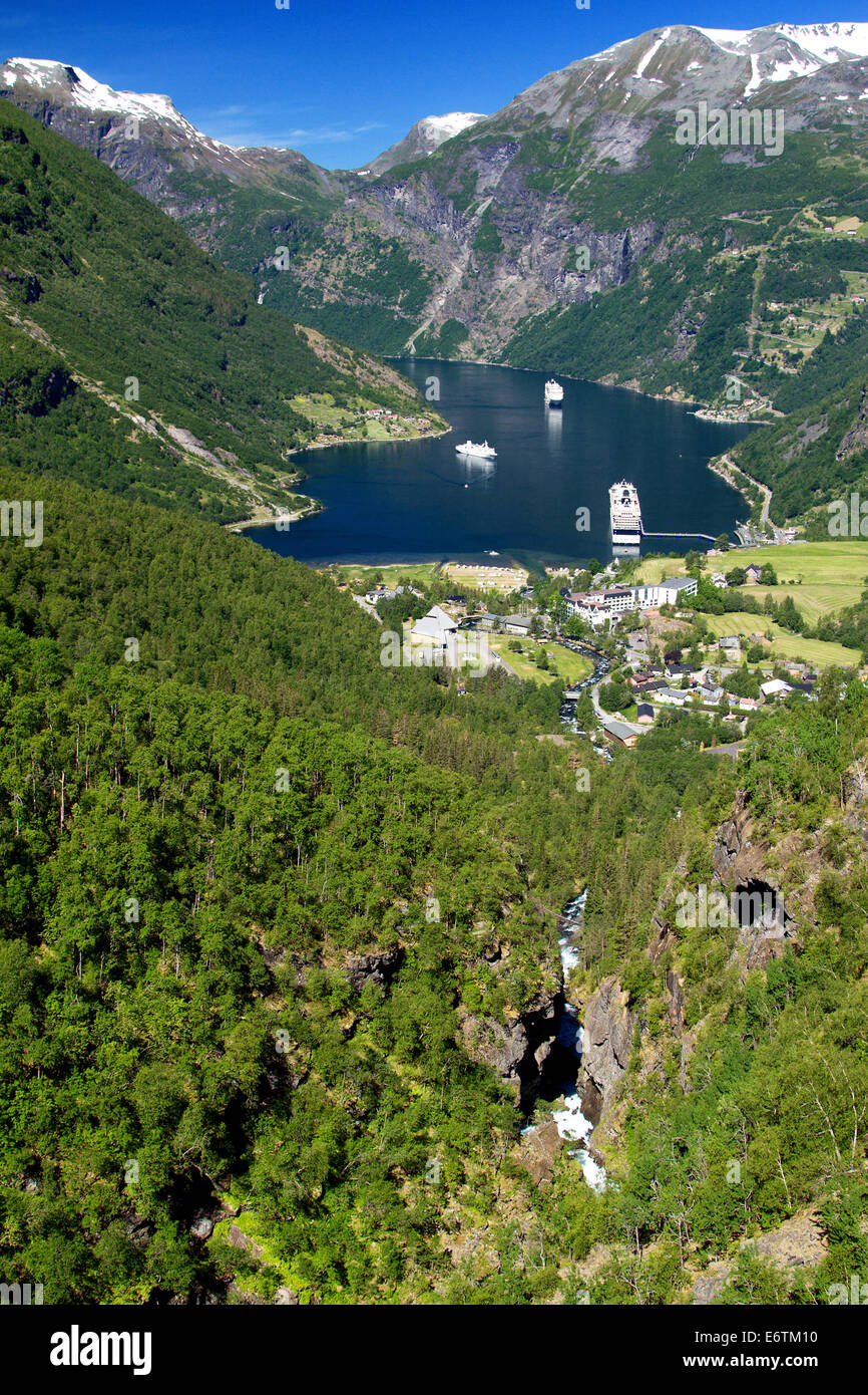 scenic landscapes of the northern Norwegian fjords Stock Photo - Alamy