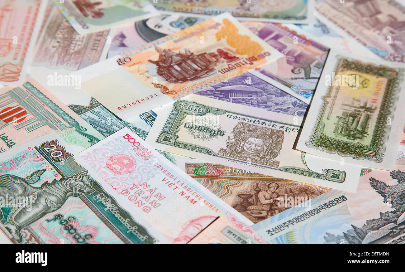 Old european country notes hi-res stock photography and images - Alamy